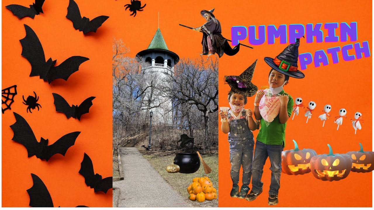 HALLOWEEN TOWN PUMPKIN PATCH|RIDES|GAMES - YouTube
