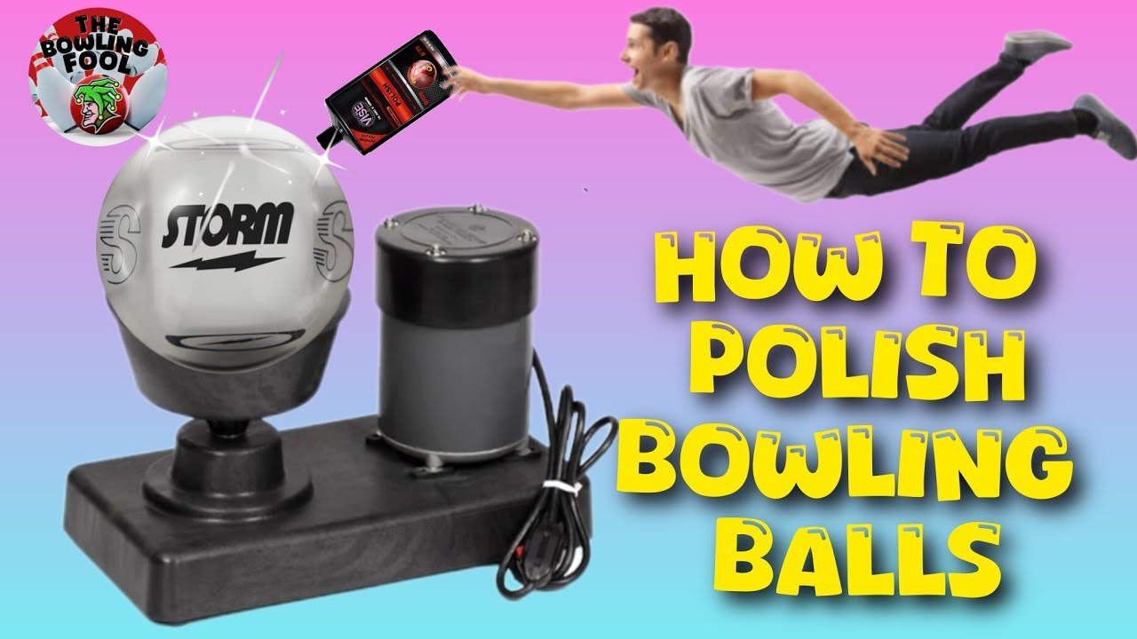 How to polish your bowling ball. 1/2 HP Innovative ball spinner. - YouTube