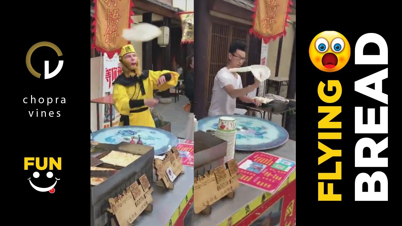 Flying bread touching the sky and Awesome Cutting skill of 2020 - YouTube