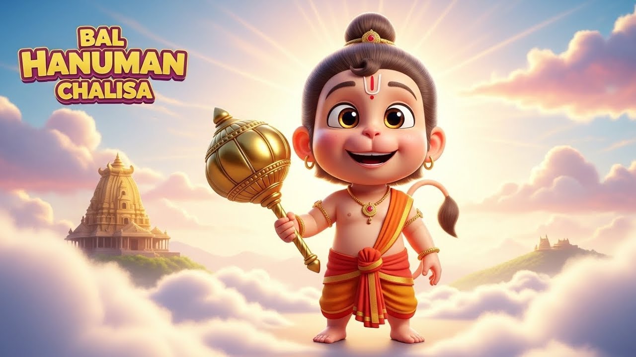 हनुमान चालीसा Hanuman Chalisa - Kids Version | Jai Hanuman story For ...