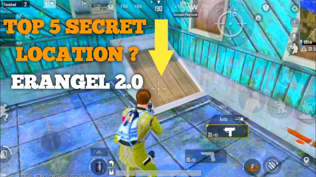 Erangel 2.0 Top 5 Secret Basement Location In Pubg Mobile ? Top 5 ...