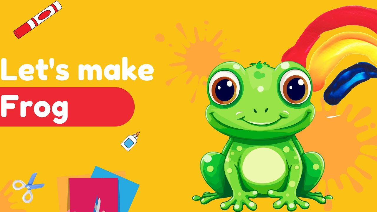 DIY 3D Frog Craft | Easy Kids Craft Ideas | Fun and Easy DIY | How to ...