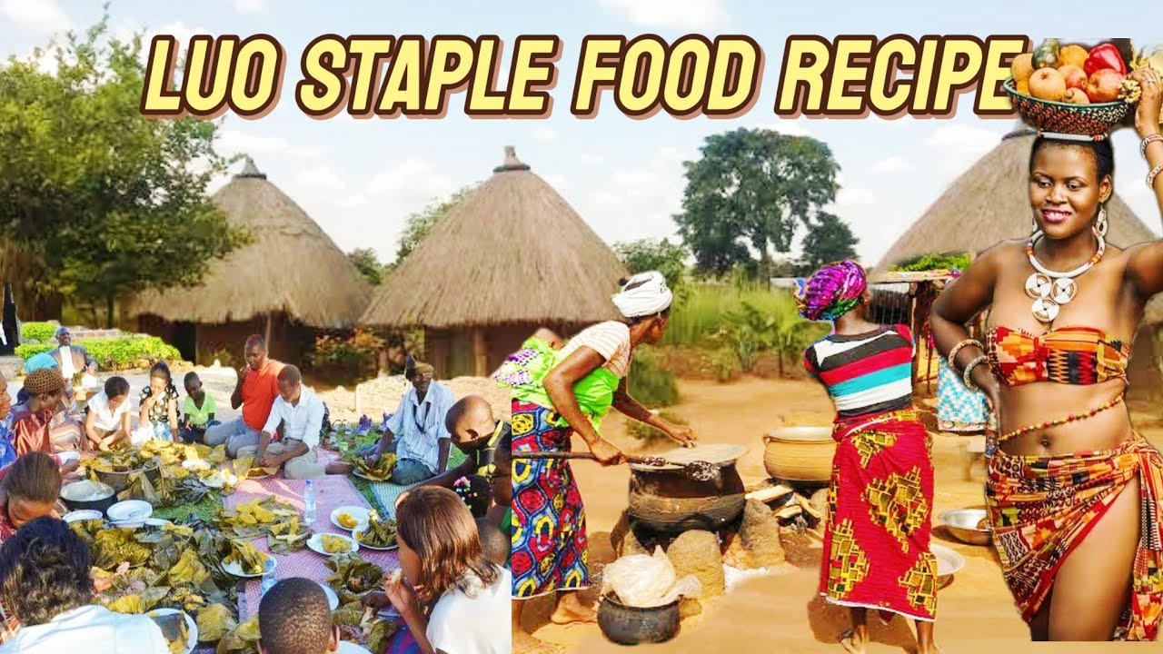 Cooking "Magana" A Luo Staple Food Recipe/Village Traditional Local ...