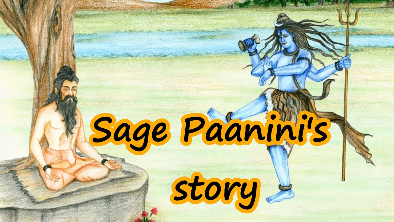 Maharishi Panini's story (English) | Sage Paanini's story (English ...