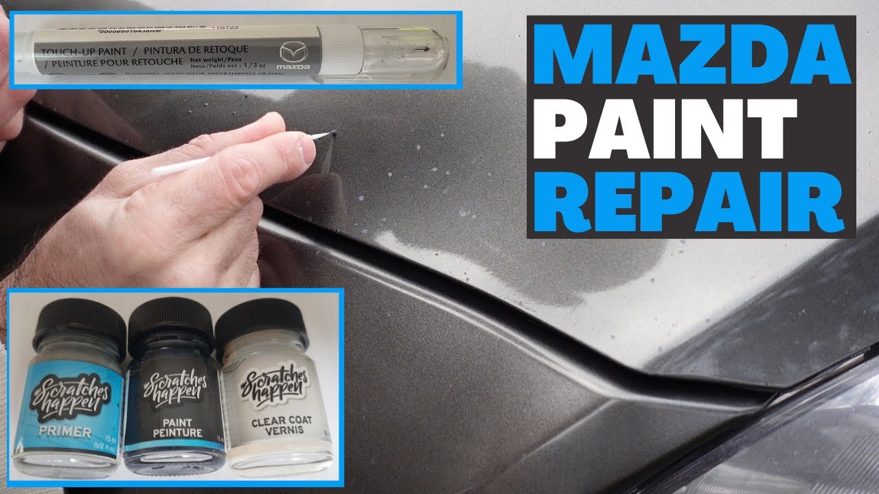 Paint Repair - Scratches Happen vs Mazda Paint Pen - YouTube