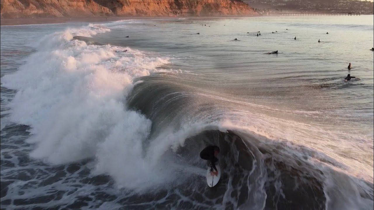 Blacks Beach Surfing Rising Swell January 16, 2021 - YouTube