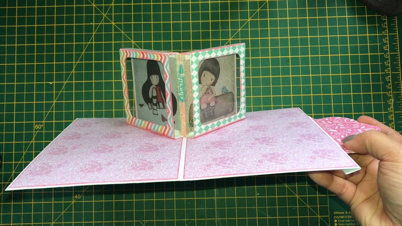 3D V FOLD POP UP FRAME - YouTube