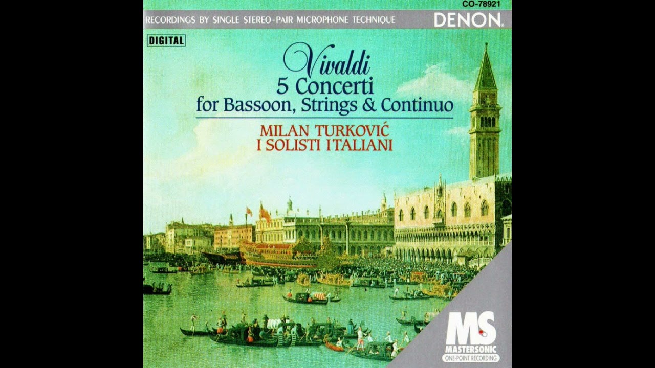 Milan Turković, I Solisti Italiani, Antonio Vivaldi – 5 Concerti for ...