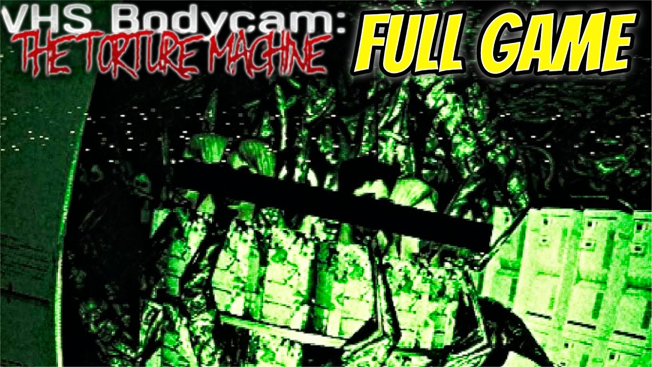 VHS Body Cam Horror – Torture Machine Full Playthrough No Commentary ...
