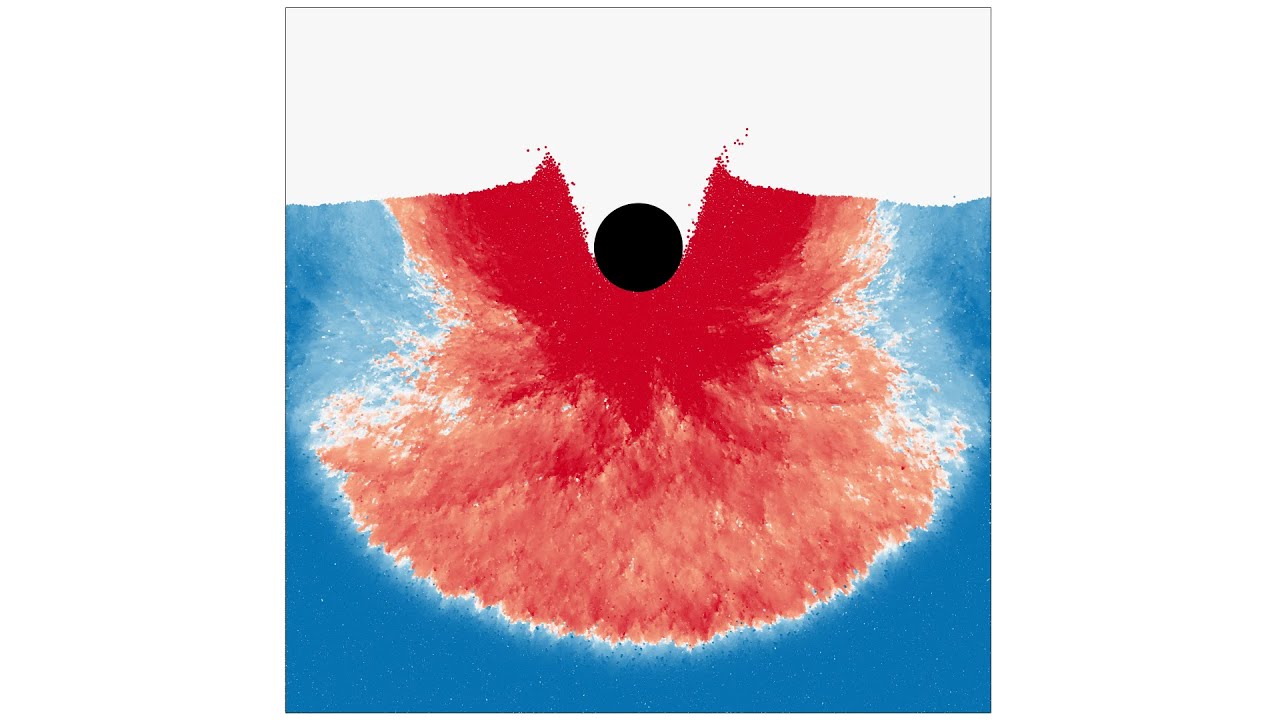 Granular Impact - Shock Wave Propagation - YouTube