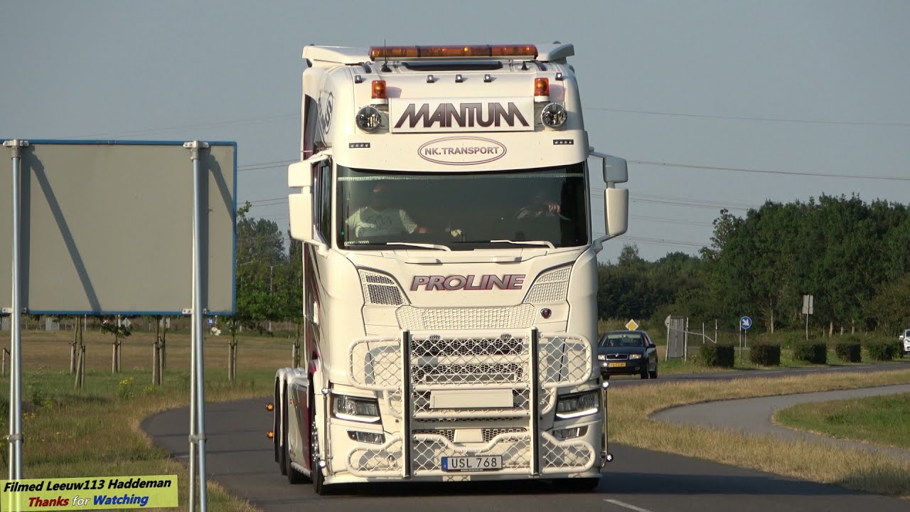 Scania V8 open pipe Exhaust sound | Nice Special Paint Scania Power V8 ...