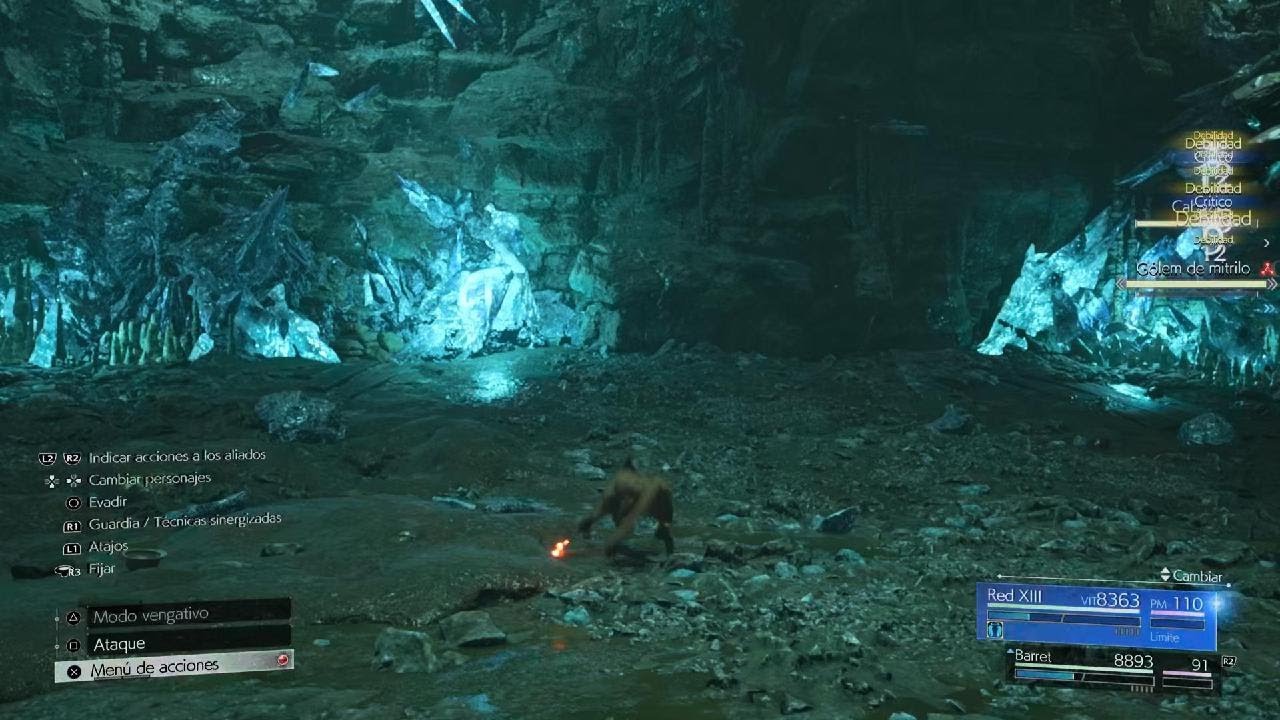 FINAL FANTASY VII REBIRTH - Cap 3 - Jefe "GOLEM MITRILO" [Modo difícil ...