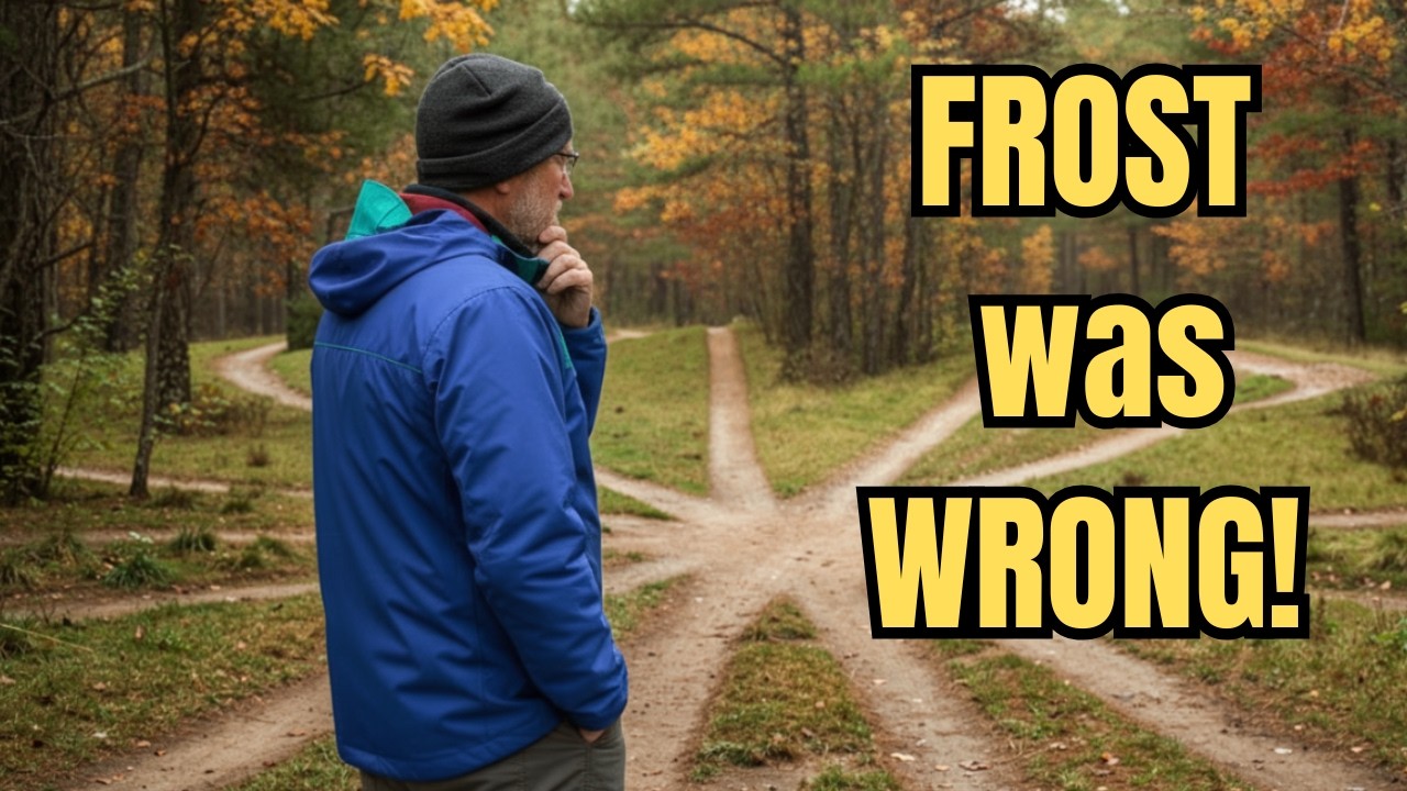 The Road Not Taken Meaning for Misfits (Robert Frost Was Wrong) - YouTube
