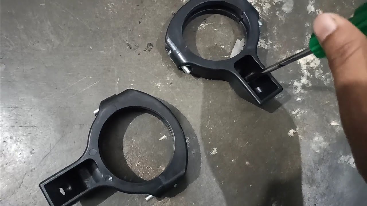 C Band LNB Clamp Modifications For Fitting in Fiber Dish Antenna - YouTube