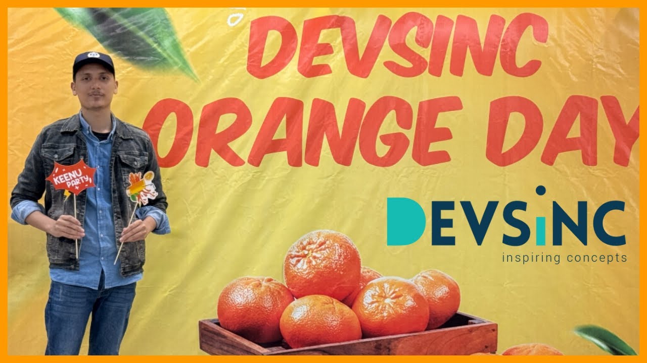 🟠Celebrating Orange Day at Devsinc | An Orange Day in the Life of a Software Engineer In ...
