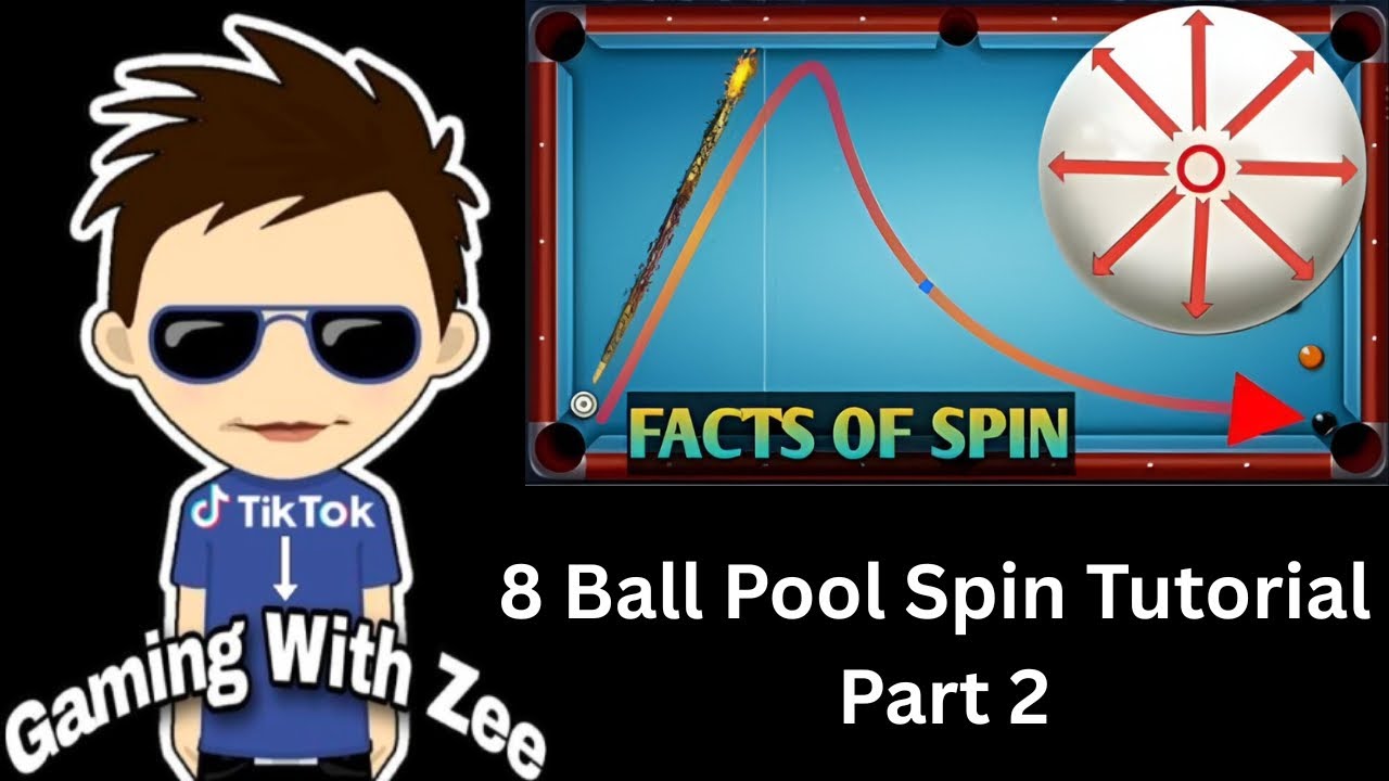8 Ball Pool Spin Tutorial ll Part 2 ll Cheto Hack 8 Ball Pool ll Gaming ...