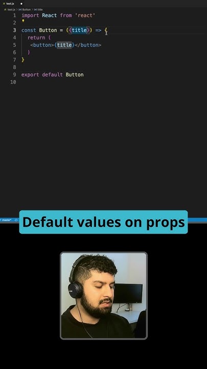Unveiling React's Prop Default Values - YouTube