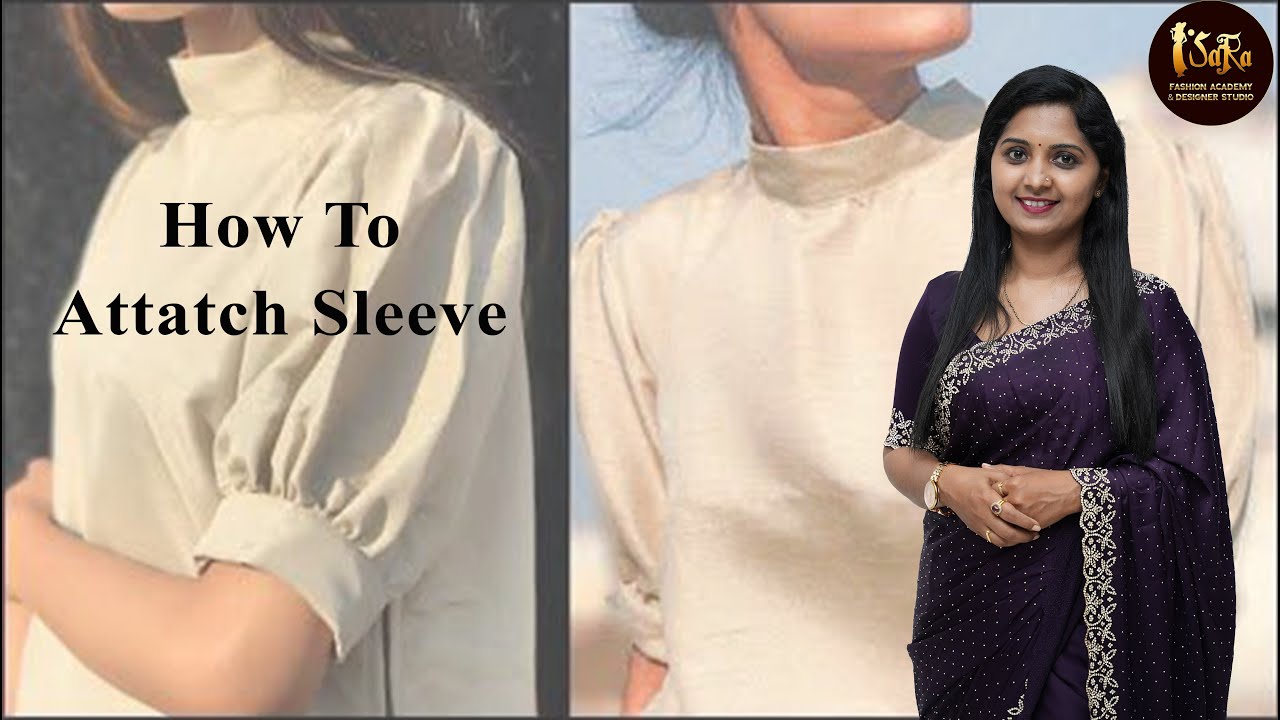 how to attach sleeve - YouTube