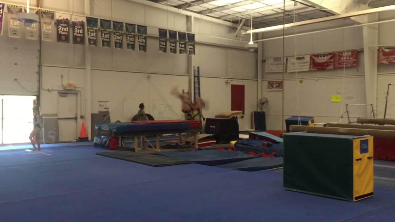 7/14/16 Hannah DeMers Gymnastics Training Full-in - YouTube