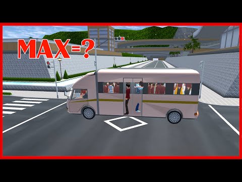 How Many People Can A Campervan Carry? || SAKURA School Simulator