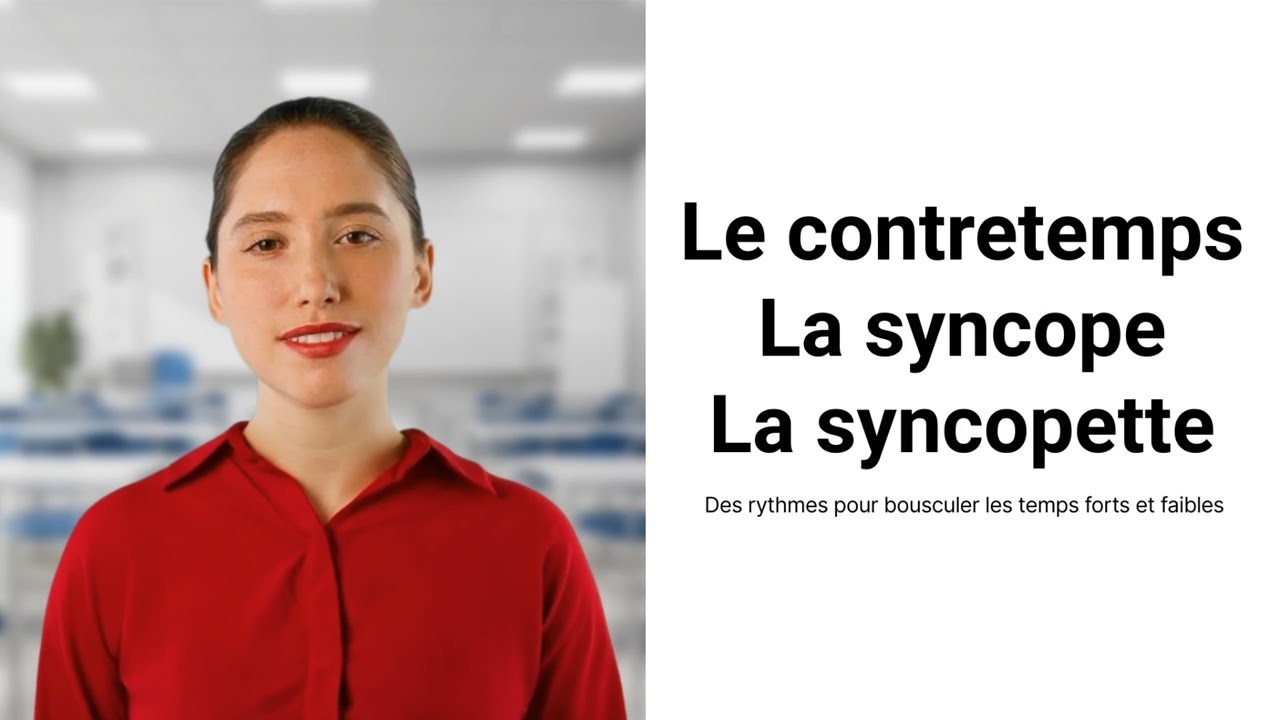 Le contretemps, la syncope et la syncopette en musique - YouTube