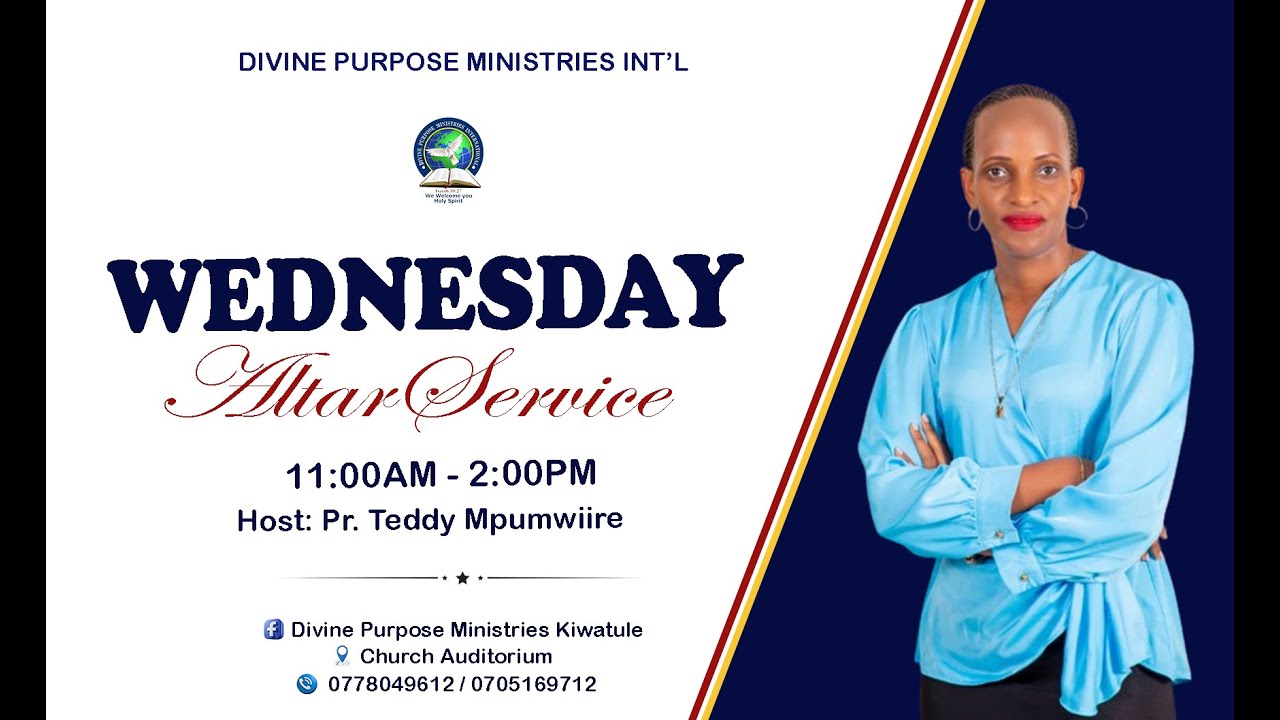 #WEDNESDAY ALTAR SERVICE LIVE #divine_purpose_ministries_international ...
