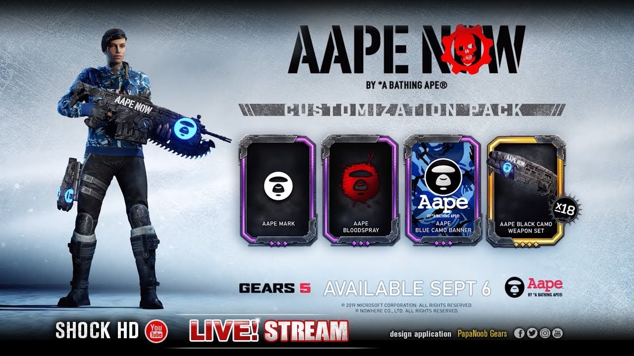 GEARS 5 - COMO OBTENER EL PACK AAPE NOW - YouTube