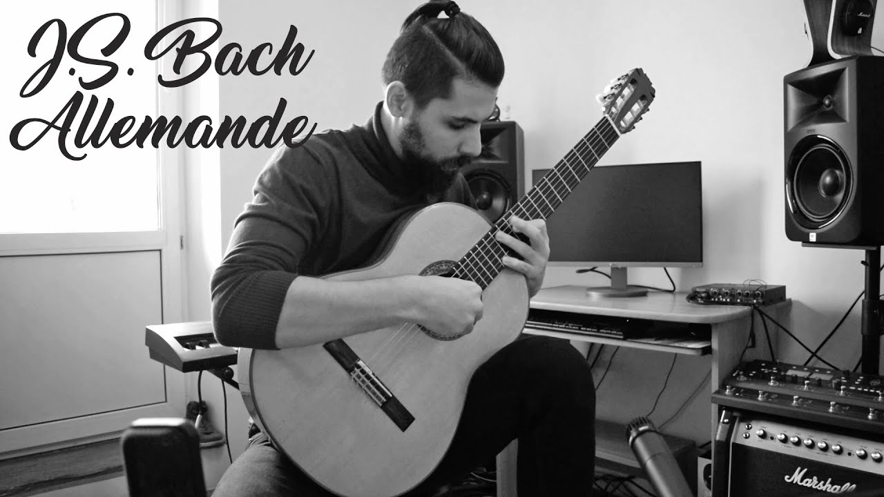 J.S. Bach - Allemande [from French Suite No. 4. BWV 815] Classical ...