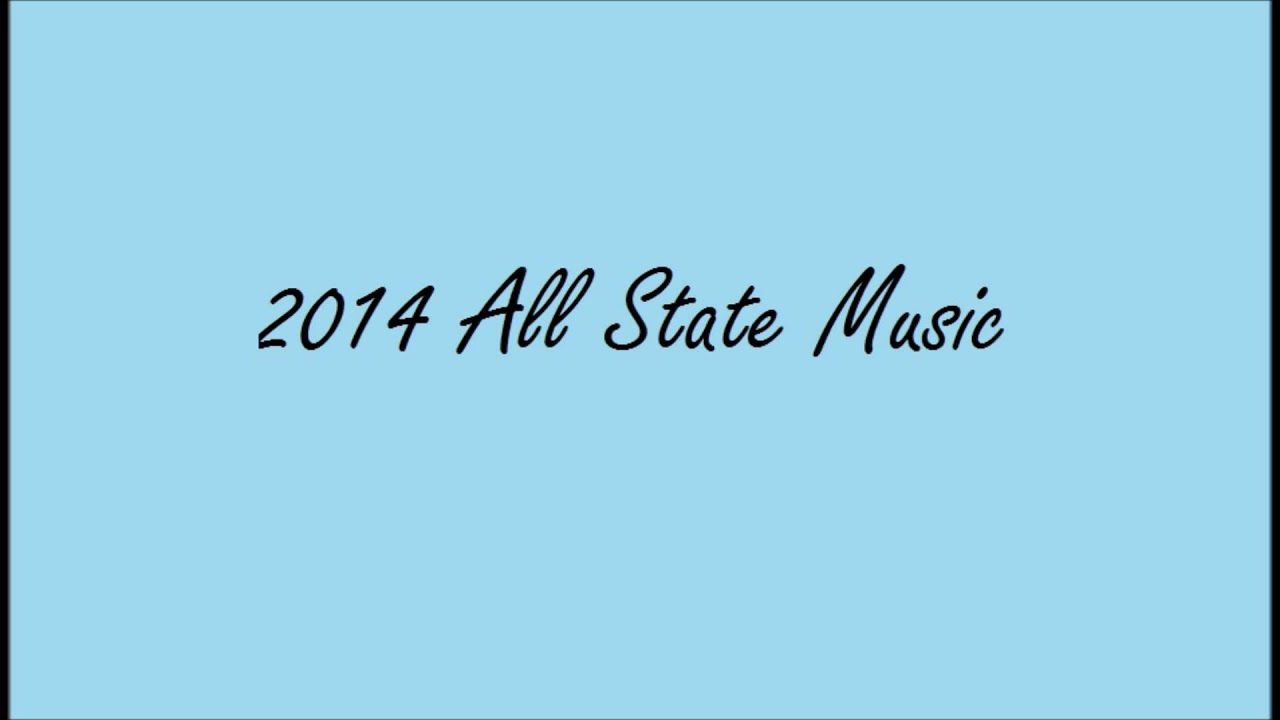 All State Music 2014 - YouTube