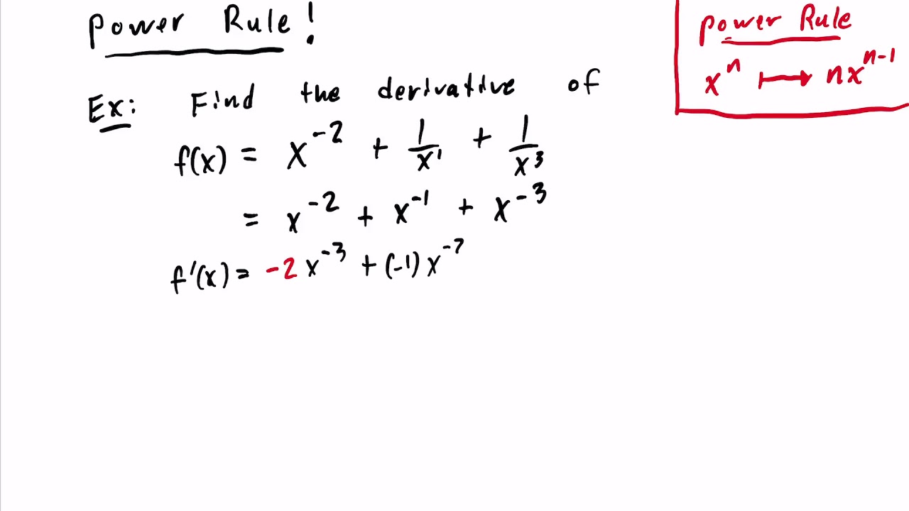 Power Rule Ex 16 - YouTube