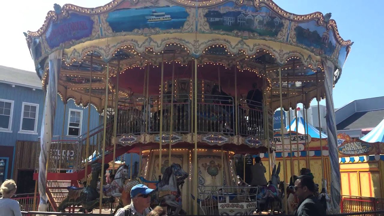 GRAND CAROUSEL two story double decker San Francisco Pier 39 Fisherman ...