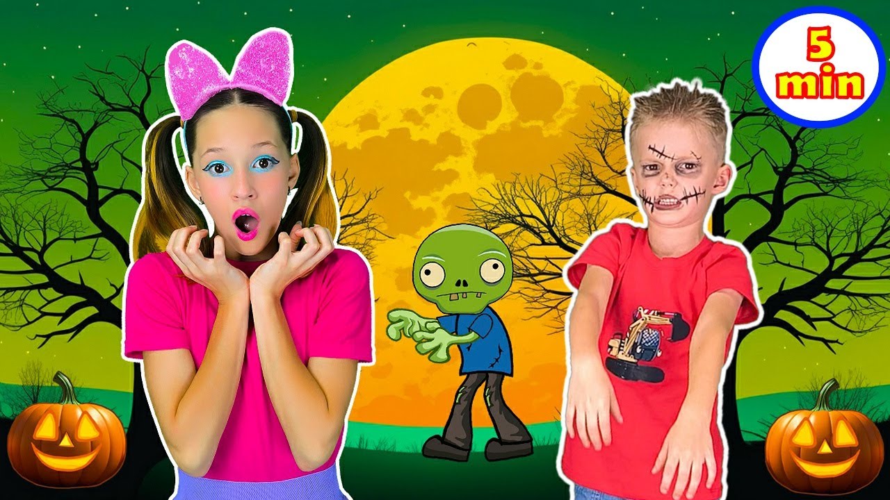 I am Zombie Song + Halloween Peekaboo Song | Super Single Songs ...