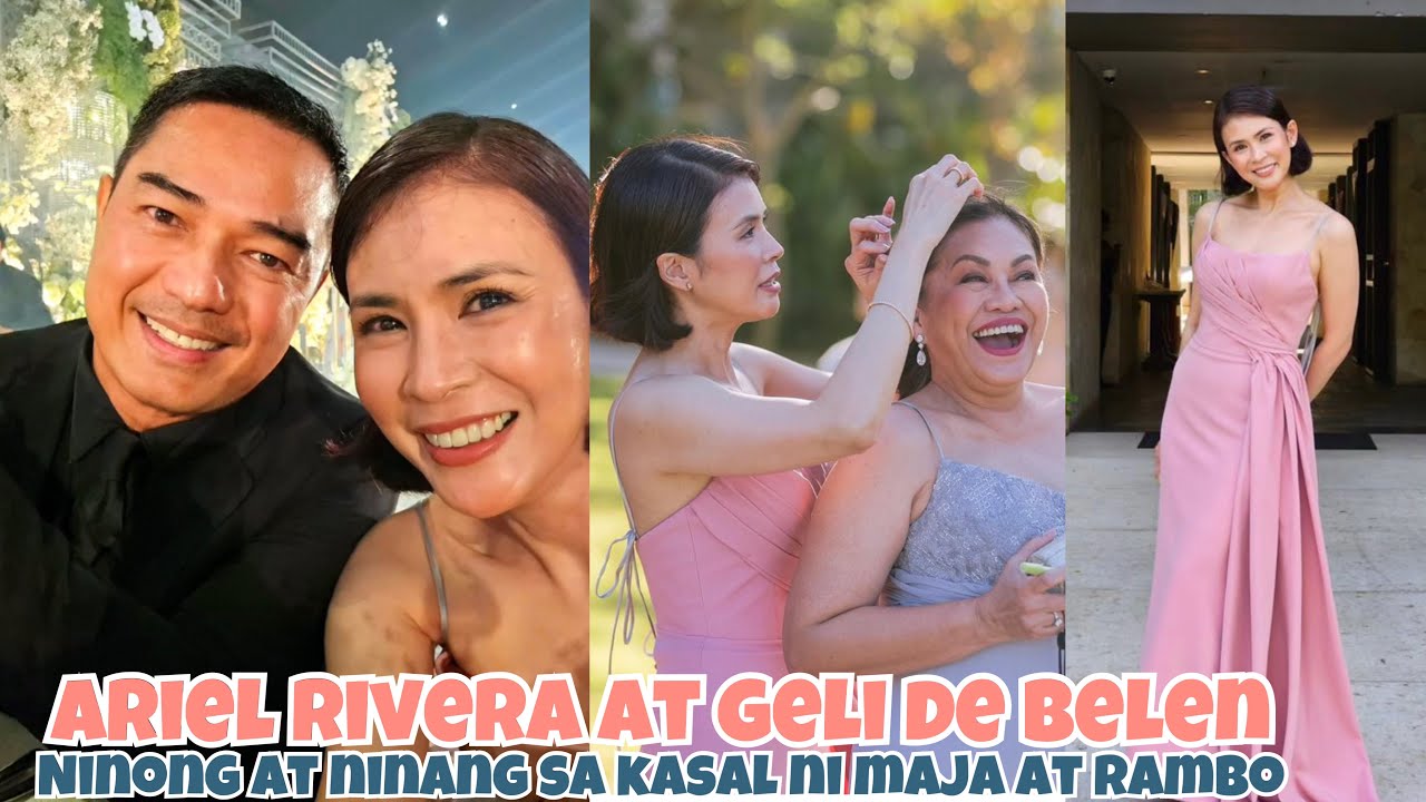 MAG ASAWANG ARIEL RIVERA AT GELI DE BELEN NINANG AT NINONG SA KASAL NI ...