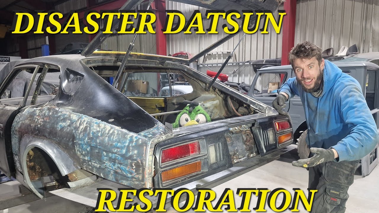 Restoring Our Disaster Datsun 260z - Rear Tail Lights & Slam Panel ...