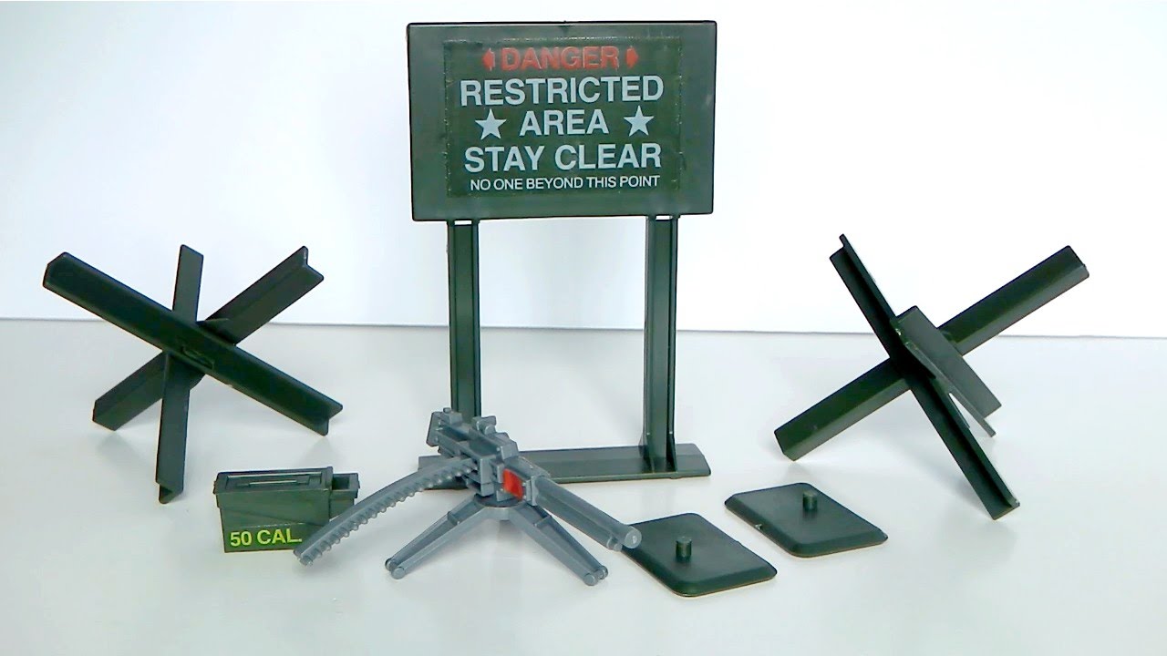 1984 Machine Gun Defense Unit G.I. Joe review - YouTube