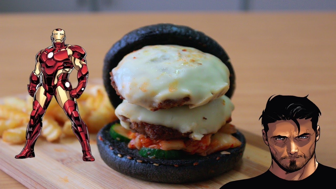 Cheeseburger recipe - [Tony Stark aka Iron man favourite food] - YouTube