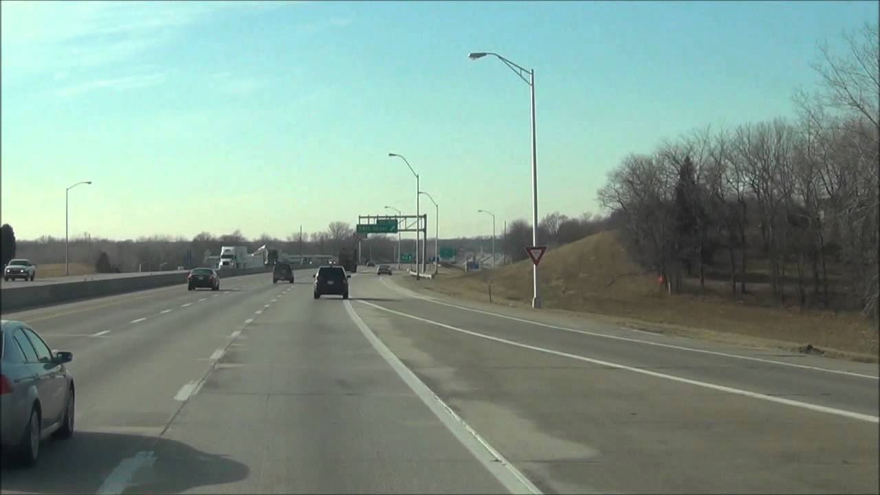 Kansas - Interstate 70 West - Mile Marker 420-410 (1/15/13) - YouTube