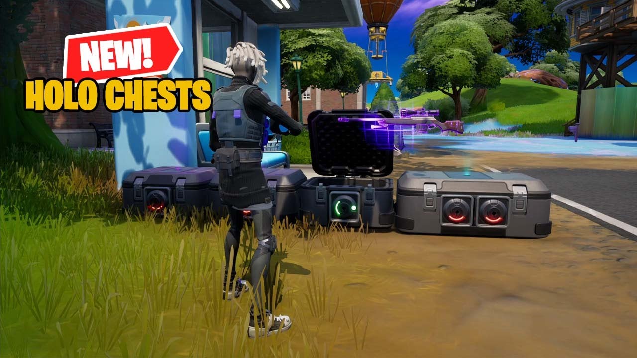 NEW Holo Chests in Fortnite! - YouTube