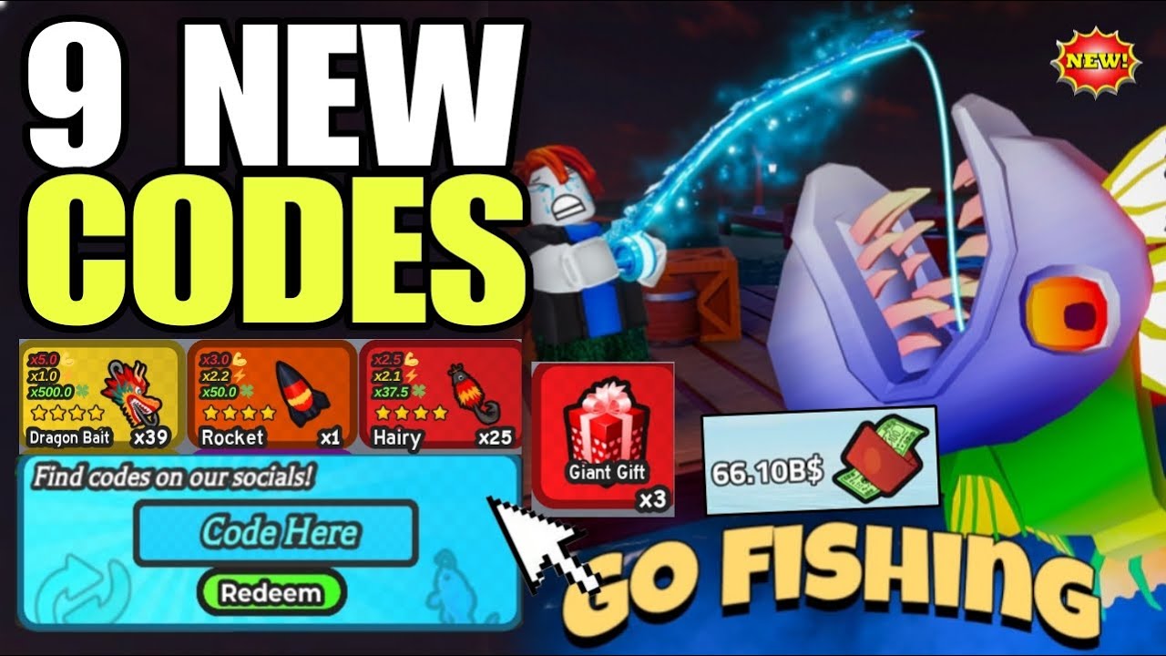 *NEW CODES* ROBLOX GO FISHING CODES 2025 | GO FISHING ROBLOX CODES 2025 ...