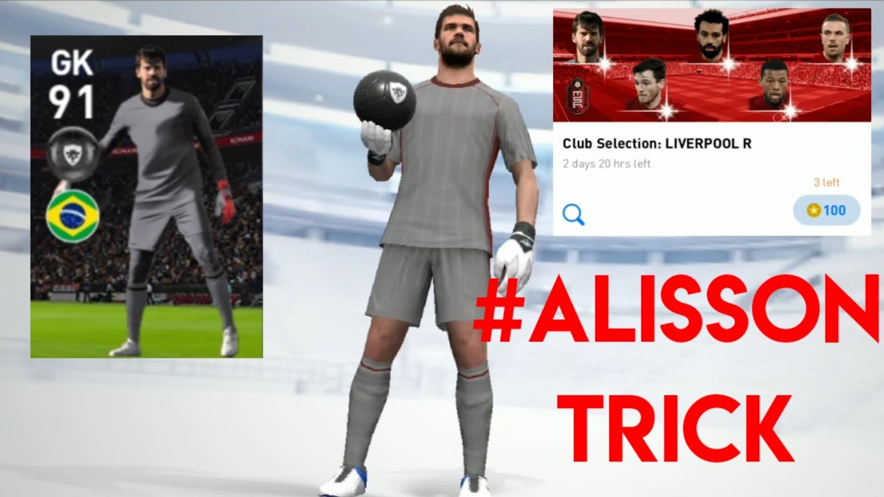 How to get 94 rated Allison From Liverpool Club Selection || Allison ...