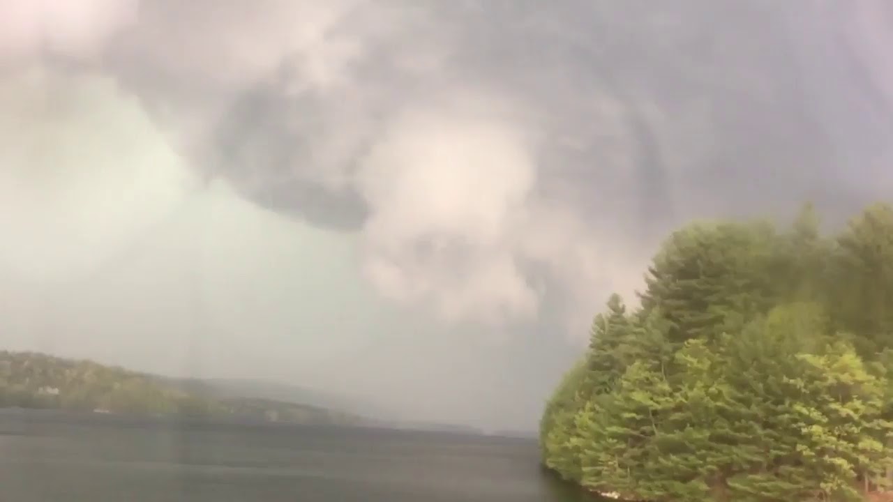 Tornado watch: Rotating cloud spotted in Connecticut - YouTube