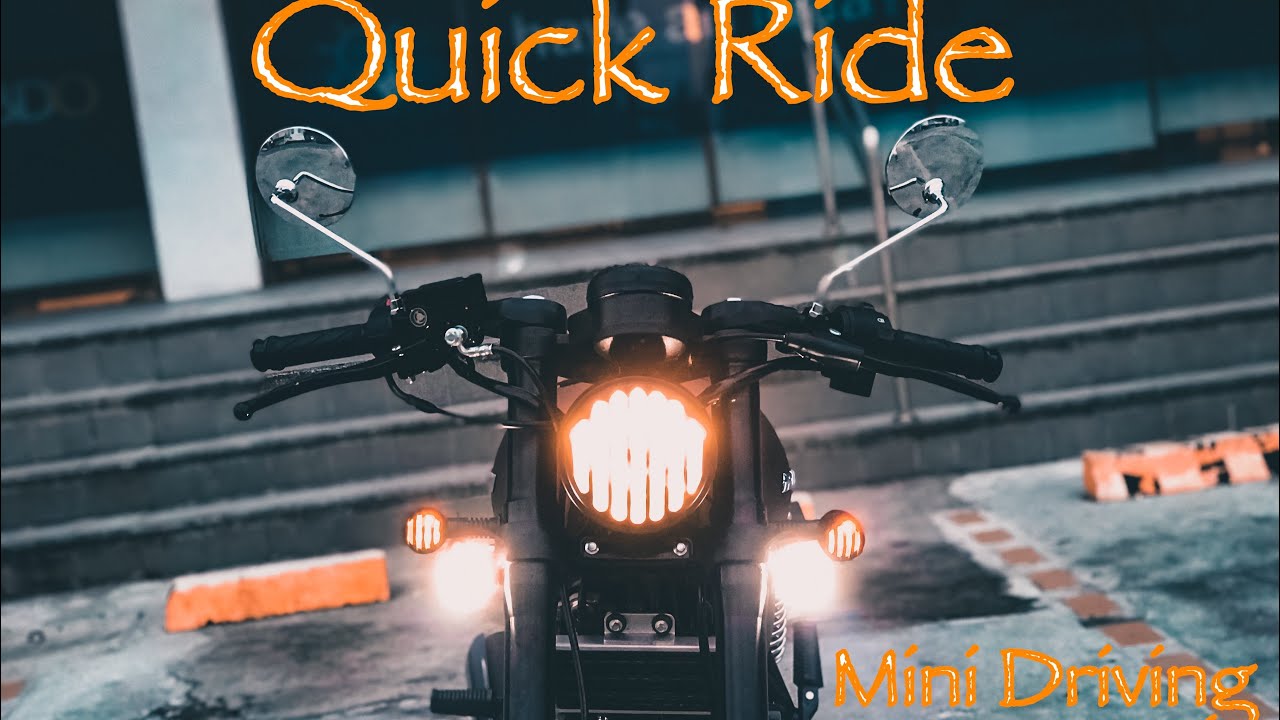 RUSI CLASSIC 250 QUICK RIDE | NEWLY INSTALLED MINI DRIVING LIGHT - YouTube