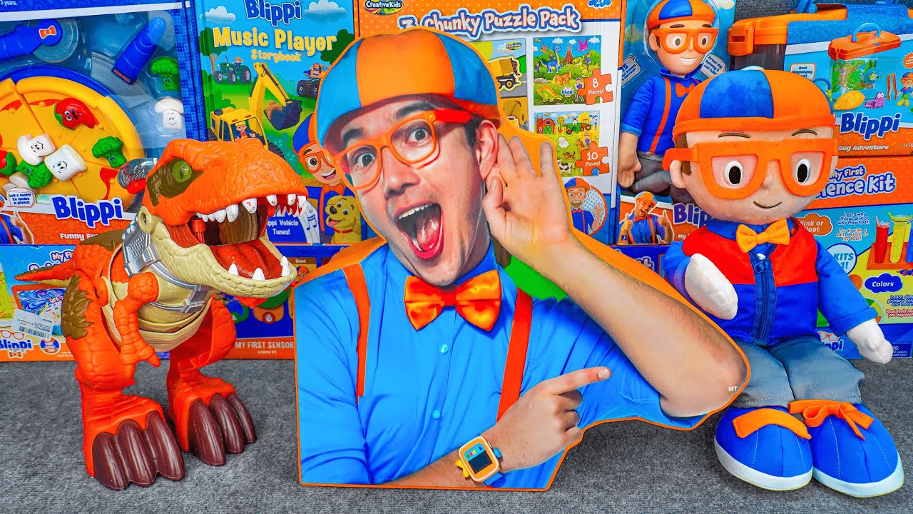 98 Minutes Satisfying with Unboxing Cute Blippi Giant Box Toys ...