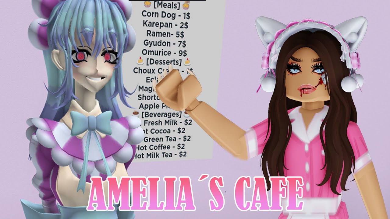 ÄLÄ SYÖ TÄN KAHVILASSA! ROBLOX AMELIA´S CAFE - ALL ENDINGS - YouTube