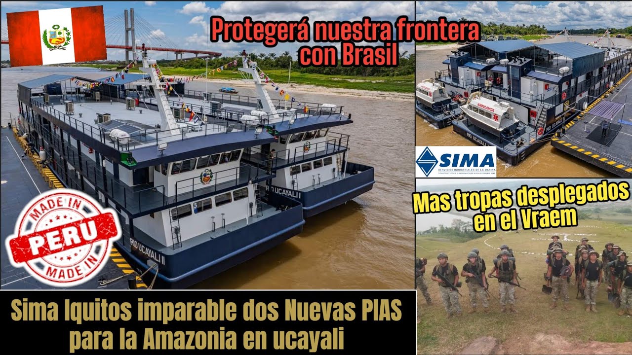 SIMA Iquitos bota dos nuevas PIAS Ucayali I y Ucayali II ‼️🇵🇪🫡 - YouTube