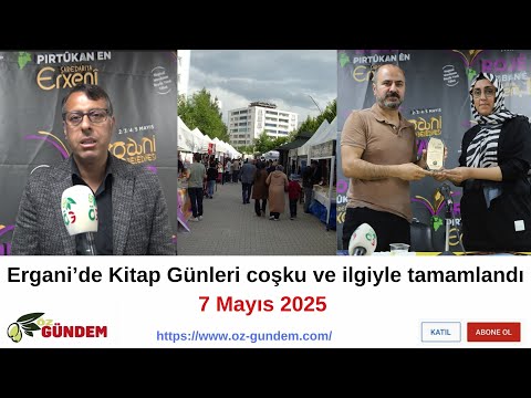 Ergani’de Kitap Günleri coşku ve ilgiyle tamamlandı