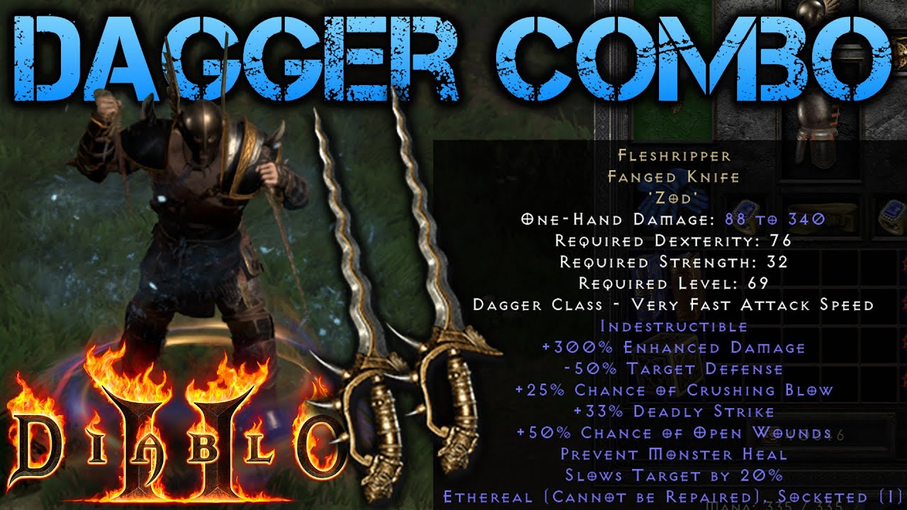 DUAL GODLY FLESHRIPPER's on BARBARIAN | Diablo 2 Resurrected - YouTube