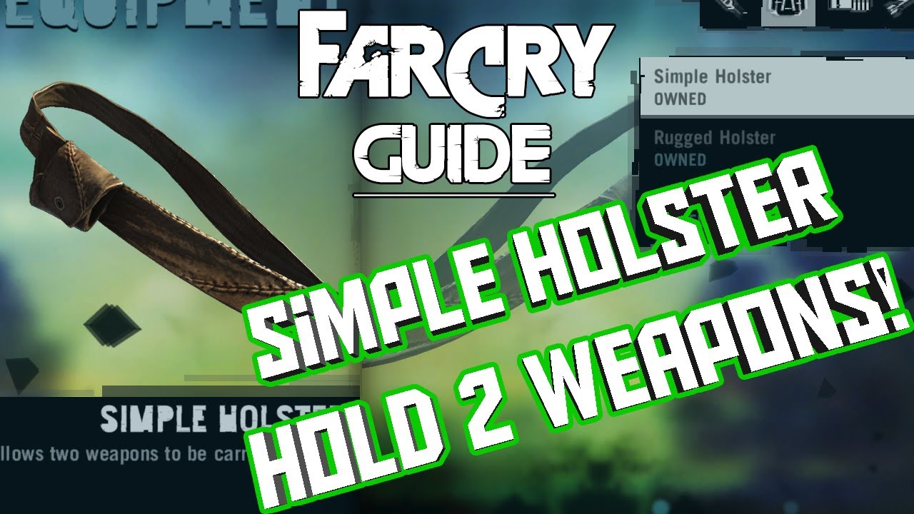 How To Make The Simple Holster - Far Cry 3 - YouTube