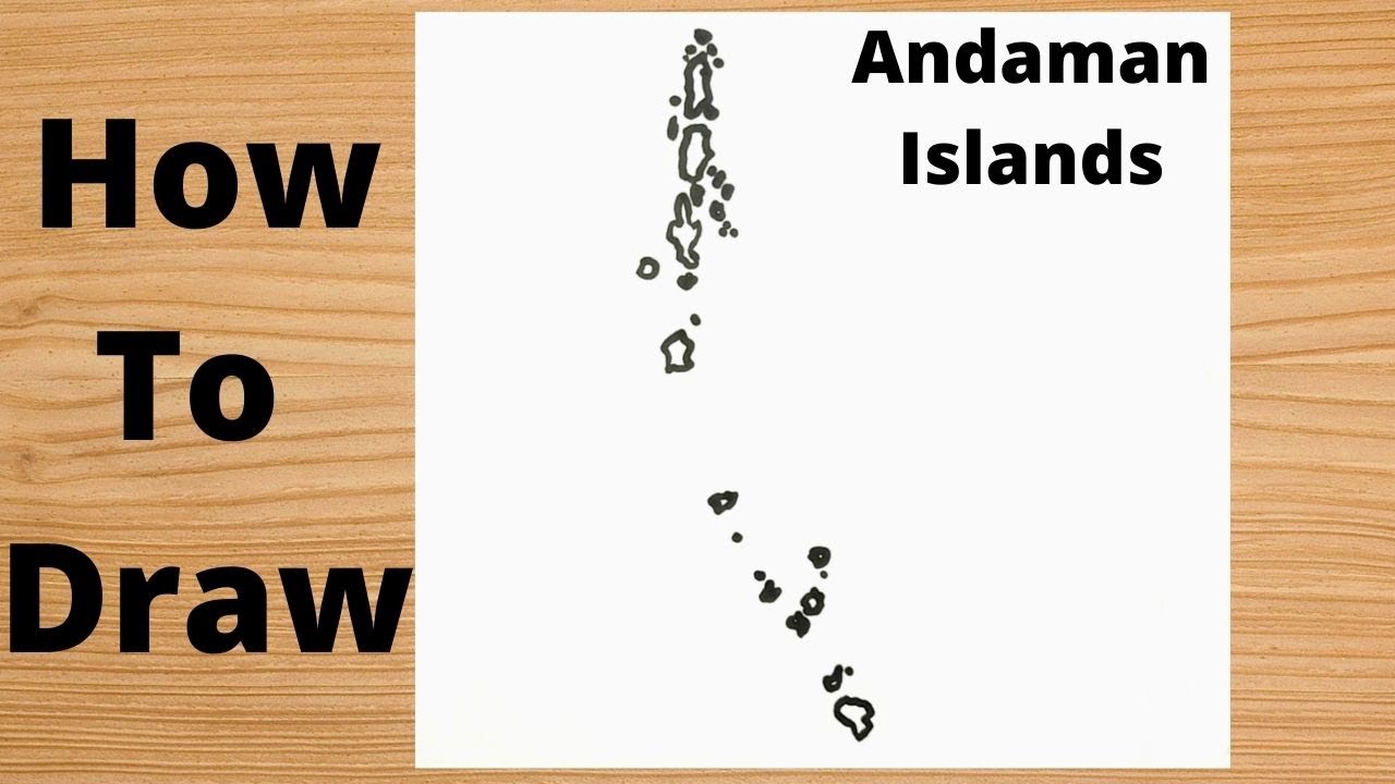 Andaman Map Outline