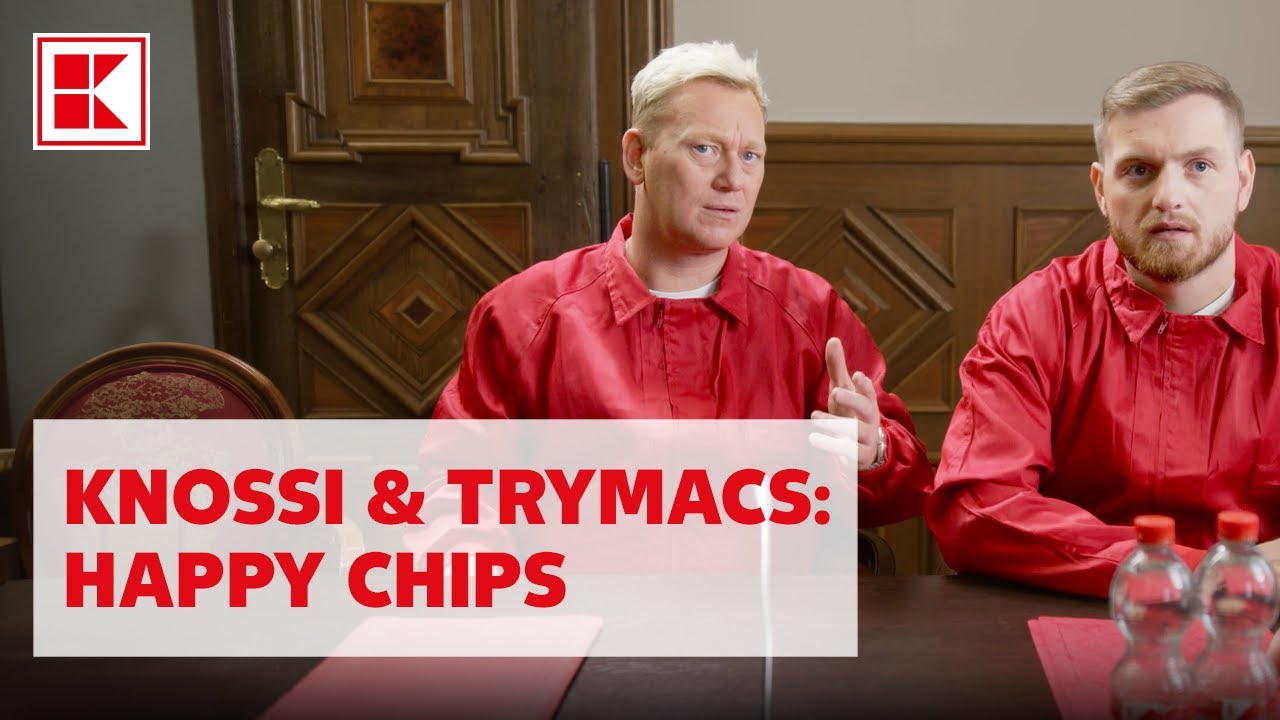 Verboten lecker: Knossi & Trymacs und ihre HAPPY CHIPS im Gerichtssaal ...